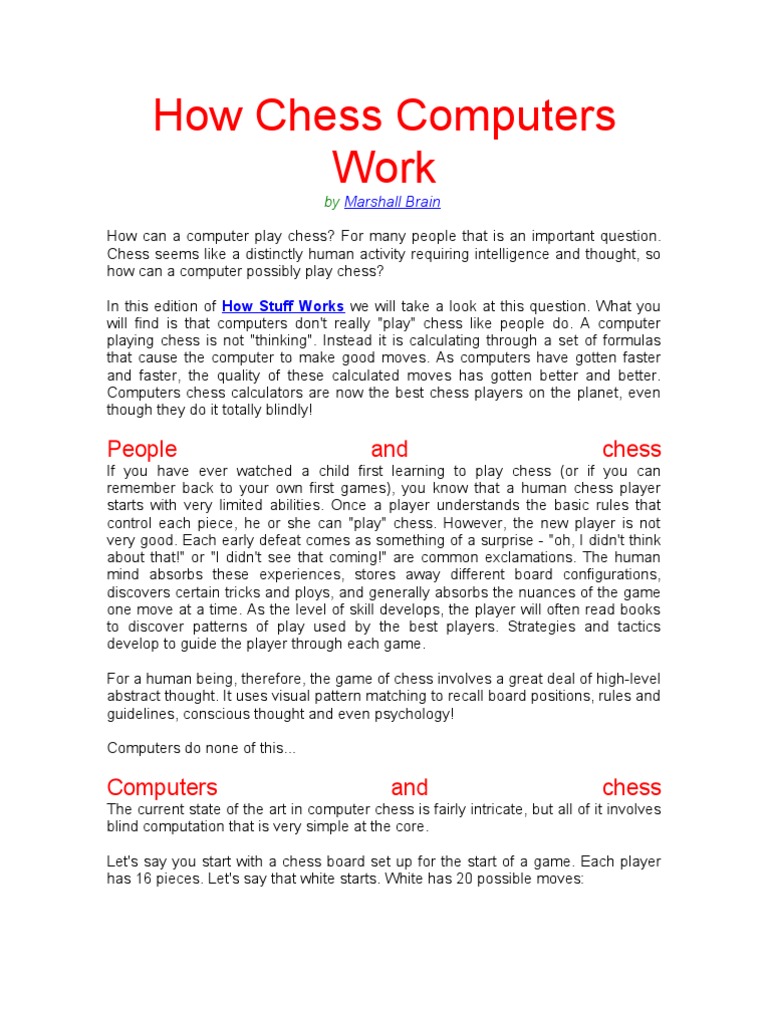 Trying To Beat Chess Computers | PDF | Chess Openings | Traditional ...