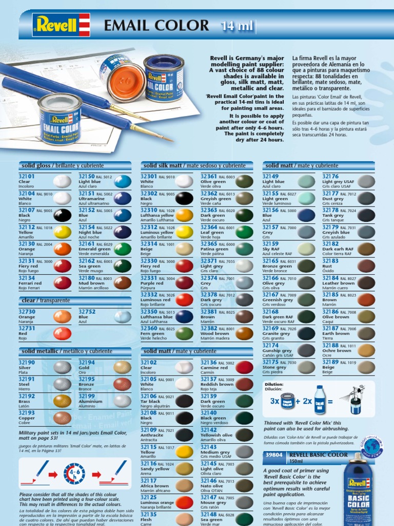 Revell Enamel.pdf | Brown | Art Materials