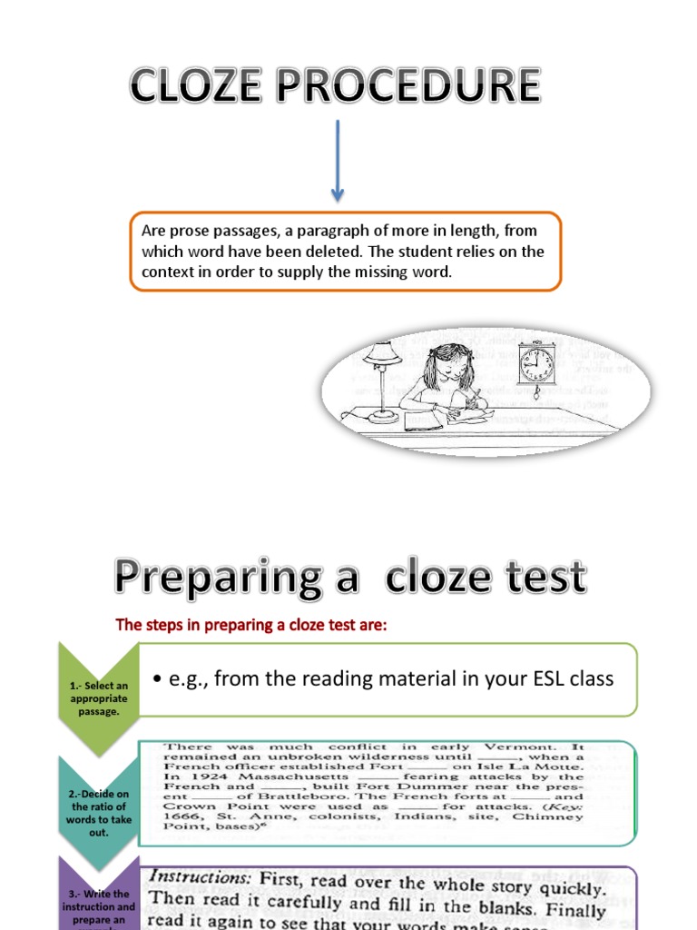 Guidelines for Creating and Scoring Cloze Tests to Measure English ...