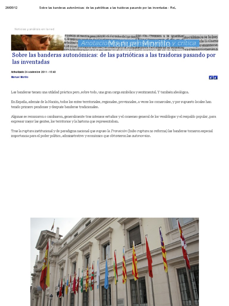 Sobre Las Banderas Autonómicas - de Las Patrióticas A Las Traidoras ...