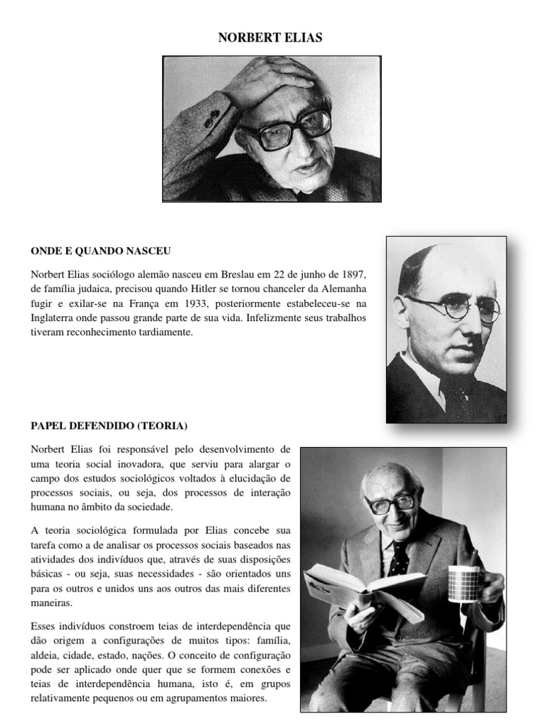 Norbert Elias | Sociologia | Estado