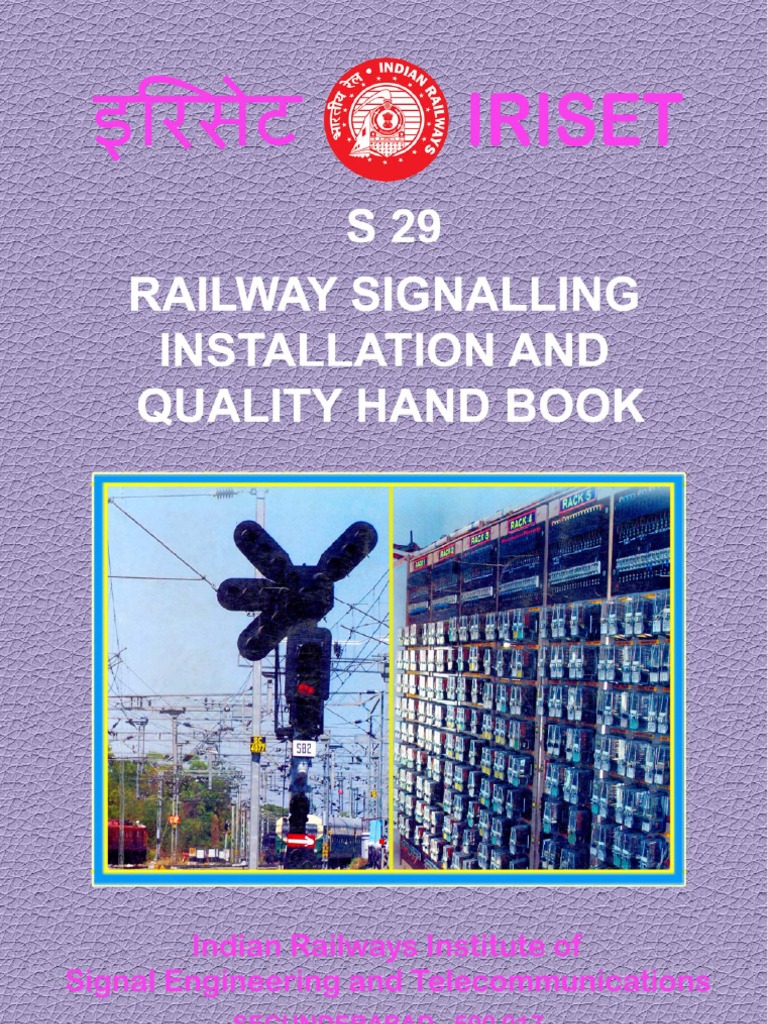 S29-Signalling Installation & Quality Hand Book | PDF | Battery Charger ...