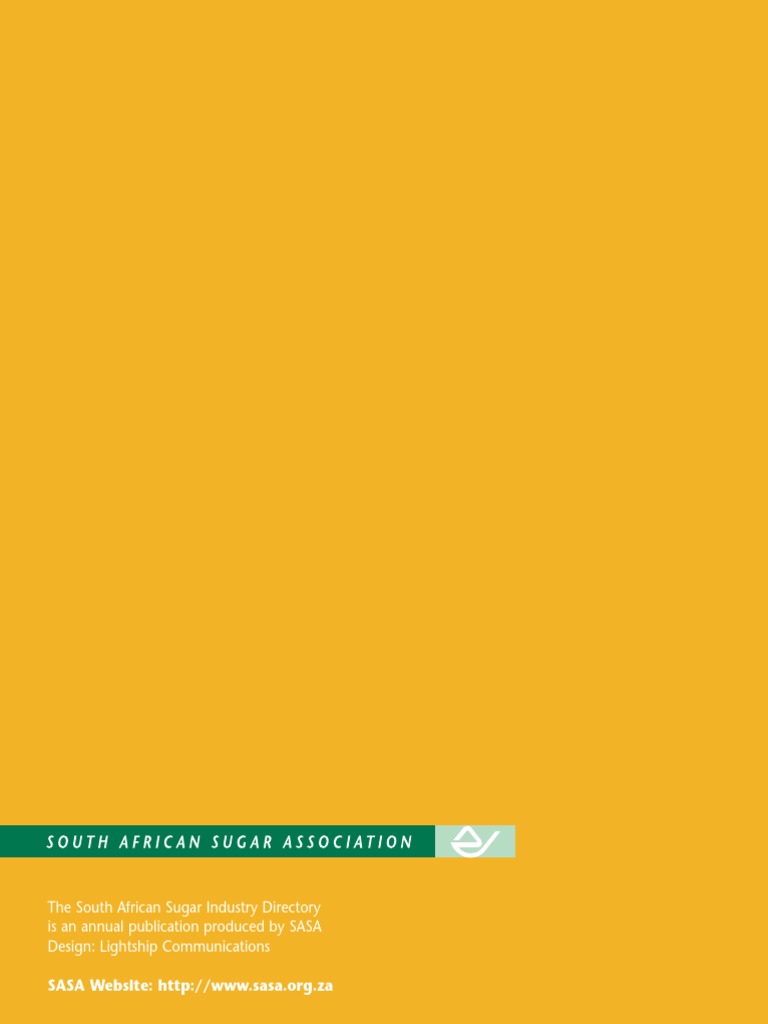 South African Sugar Industry Directory | PDF | Sugarcane | Sucrose