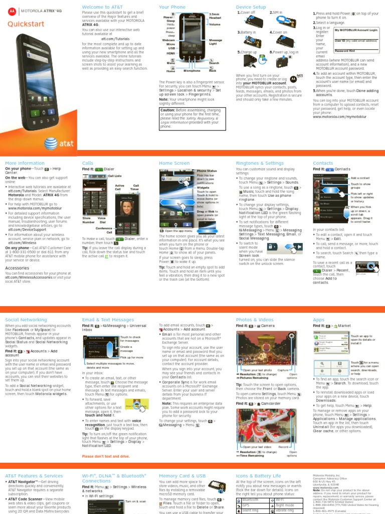 Atrix Manual | PDF | Mobile App | Wi Fi