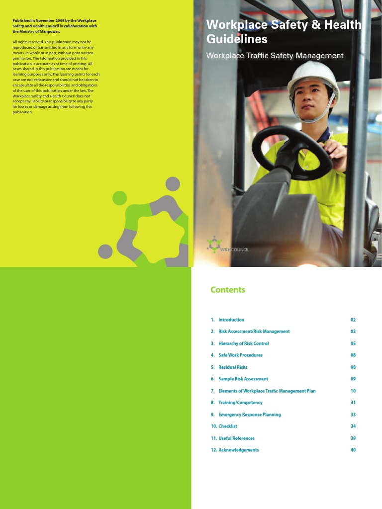 Guidelines On Workplace Traffic Safety Management | PDF | Forklift ...