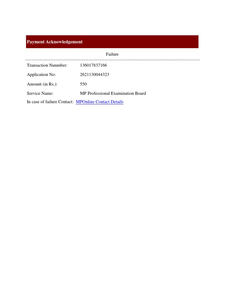 Transaction Failure | PDF | Career & Growth | Business