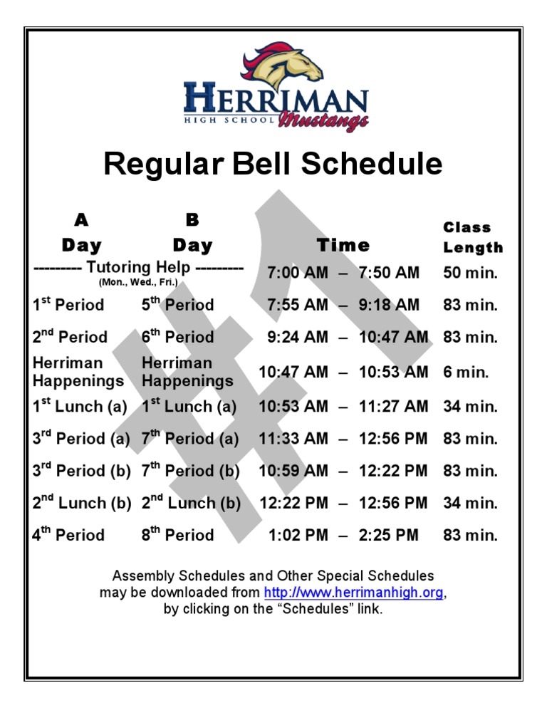 1-Regular Bell Schedule | PDF | Foreign Language Studies | Science ...