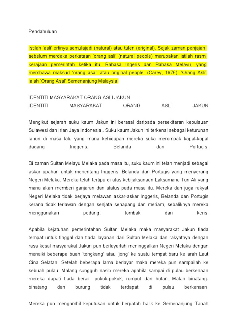 Suku Jakun | PDF