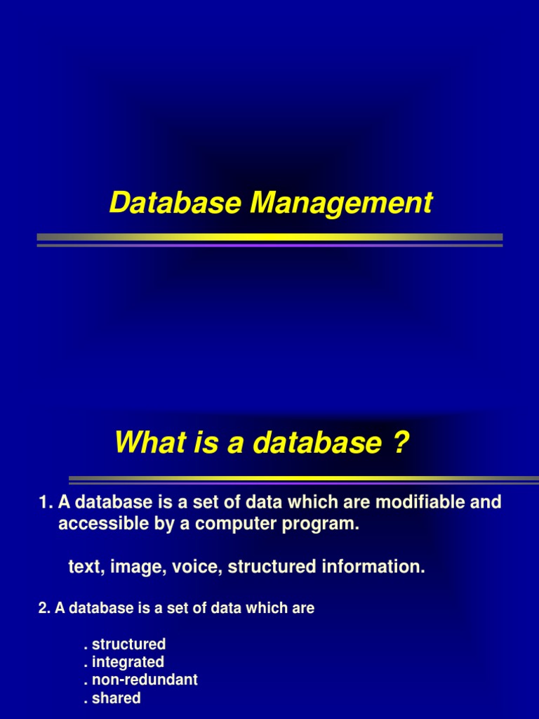 Understanding Database Management Systems | PDF