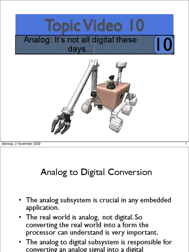 Topic10 Introduction To The Analog To Digital Subsystem On The ...