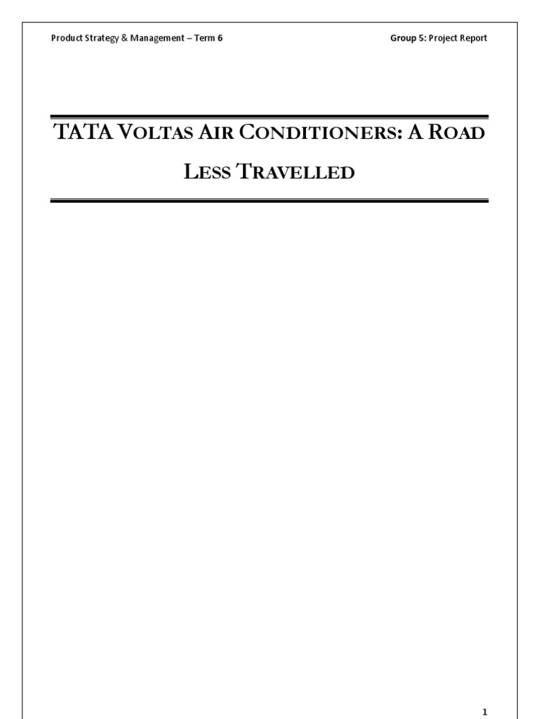 Voltas Growth | PDF | Strategic Management | Brand