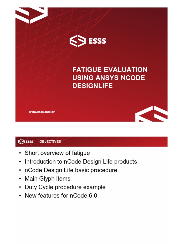 Explain ANSYS Ncode | PDF | Fatigue (Material) | Stress (Mechanics)