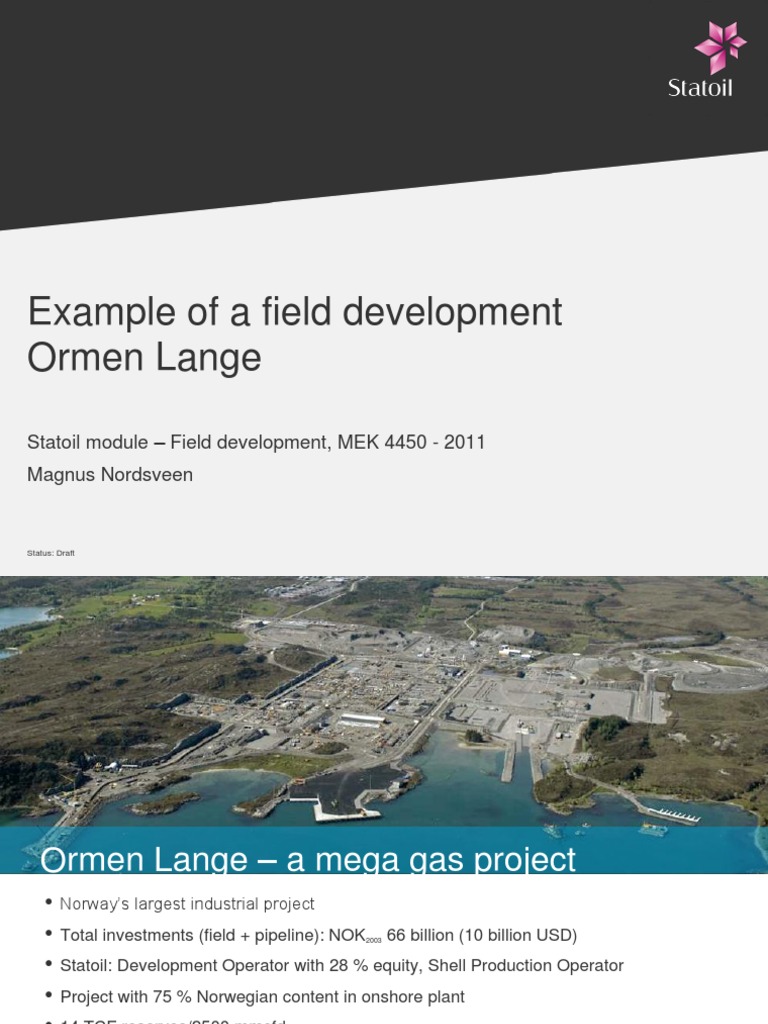 Mega Gas Project Ormen Lange from Deepwater Norway to UK | PDF | Subsea ...