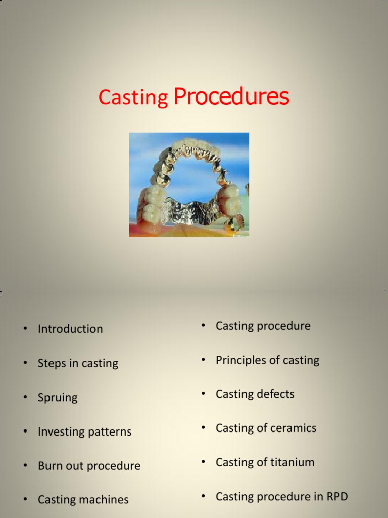 Casting Procedures 97 | PDF | Casting (Metalworking) | Building Engineering