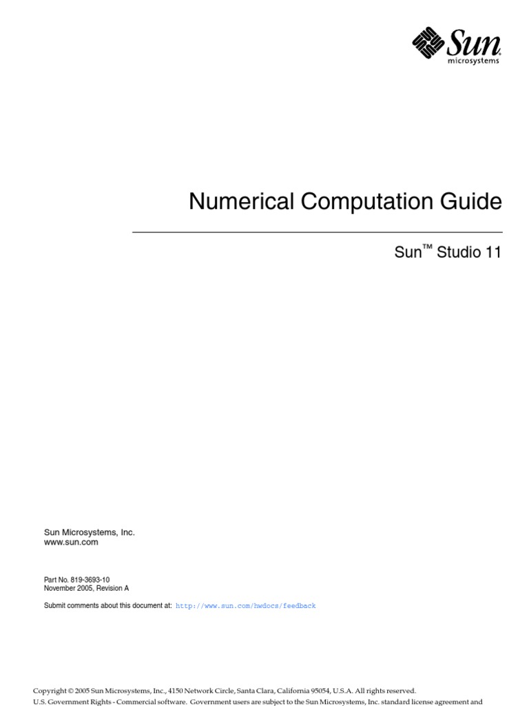 Numerical Computation Guide and What Every Scientist Should Know About Floating Point Arithmetic ...