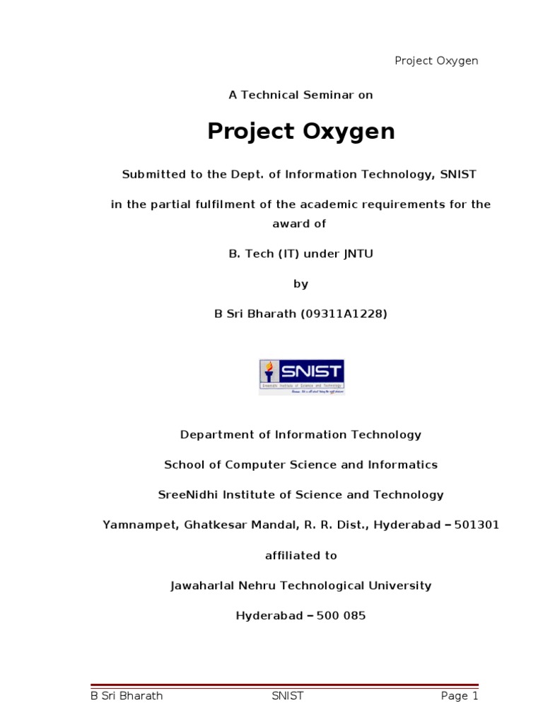 Project Oxygen Documentation Pdf Network Congestion Computer Network