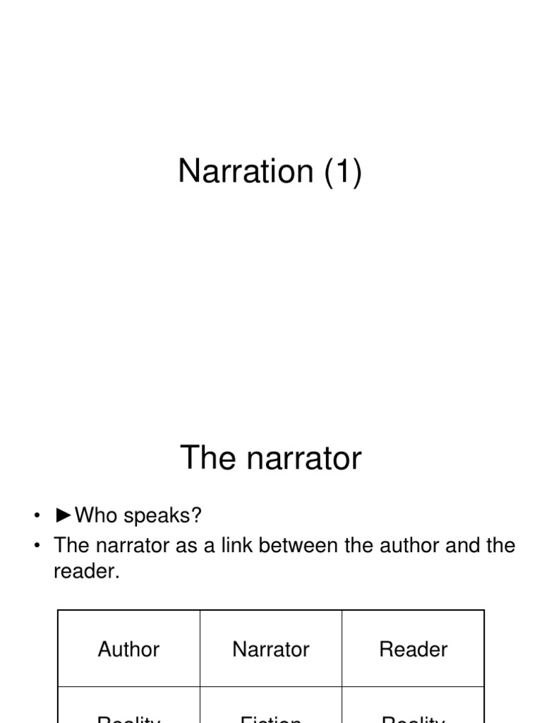Art of Fiction Narration | PDF | Narration | Narrative