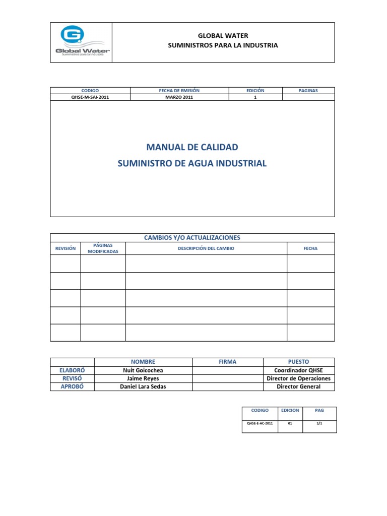 Manual de Calidad Iso 9001-2008.Actual[1] | Gestión de la calidad ...