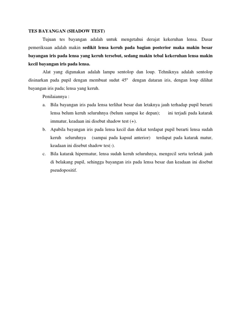 Shadow Test | PDF