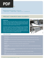OKA Reinforced Concrete Box Culverts | PDF | Structural Engineering ...