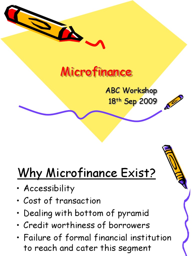 Microfinance Workshop Insights and Models | PDF | Microfinance ...