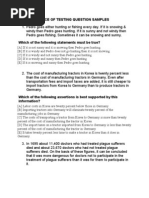 Grade 7 Mathematics Entrance Exam | PDF | Test (Assessment) | Equations