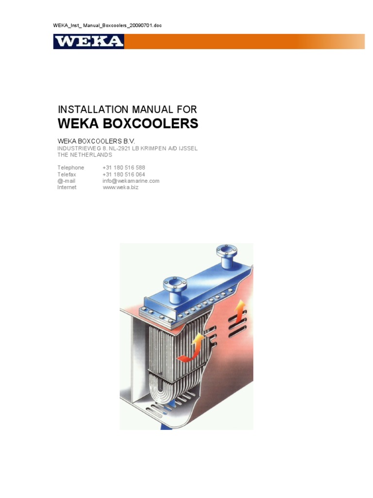 Weka Inst Manual Boxcoolers 20090701 | PDF | Anode | Vacuum Tube