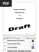 My Jetty Design | PDF | Beam (Structure) | Engineering