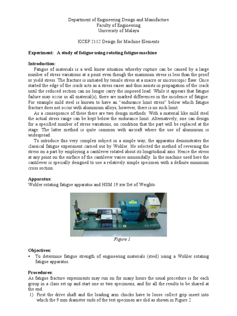 Rotating Fatigue PDF | PDF | Fatigue (Material) | Fracture