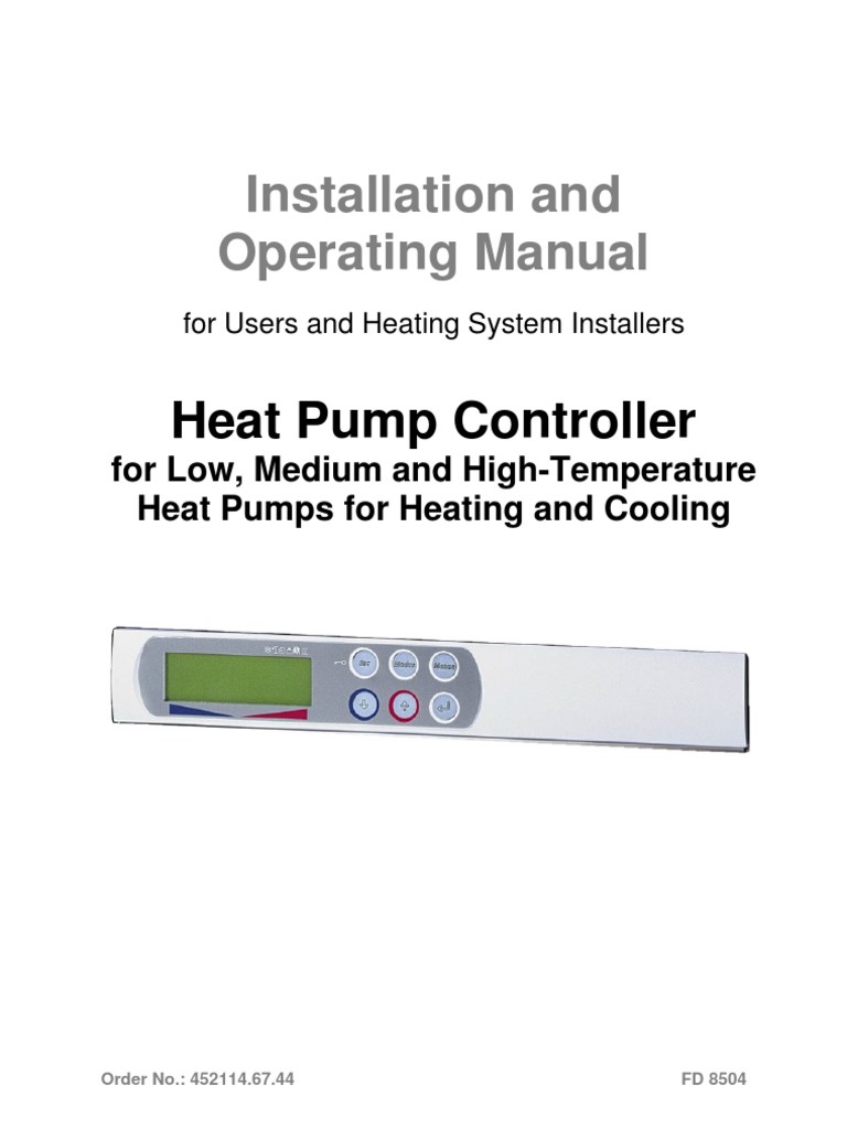Dimplex WPM 2004 Engl | PDF | Heat Pump | Water Heating