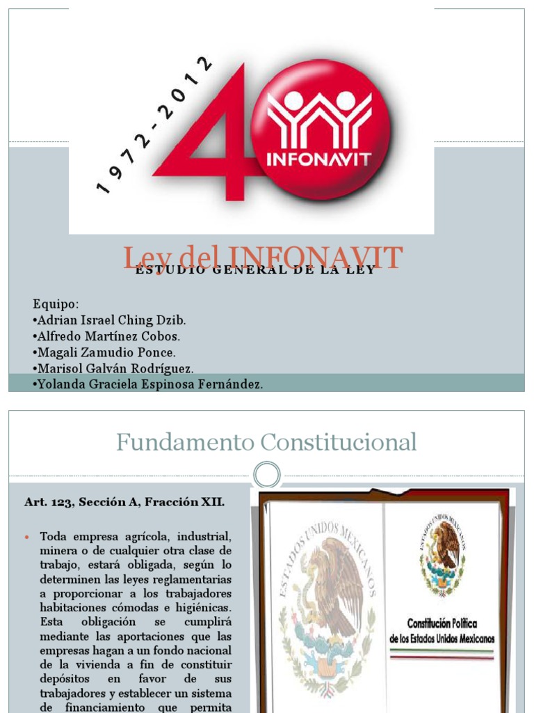 Ley Del Infonavit | PDF | Bancos | Crédito (finanzas)
