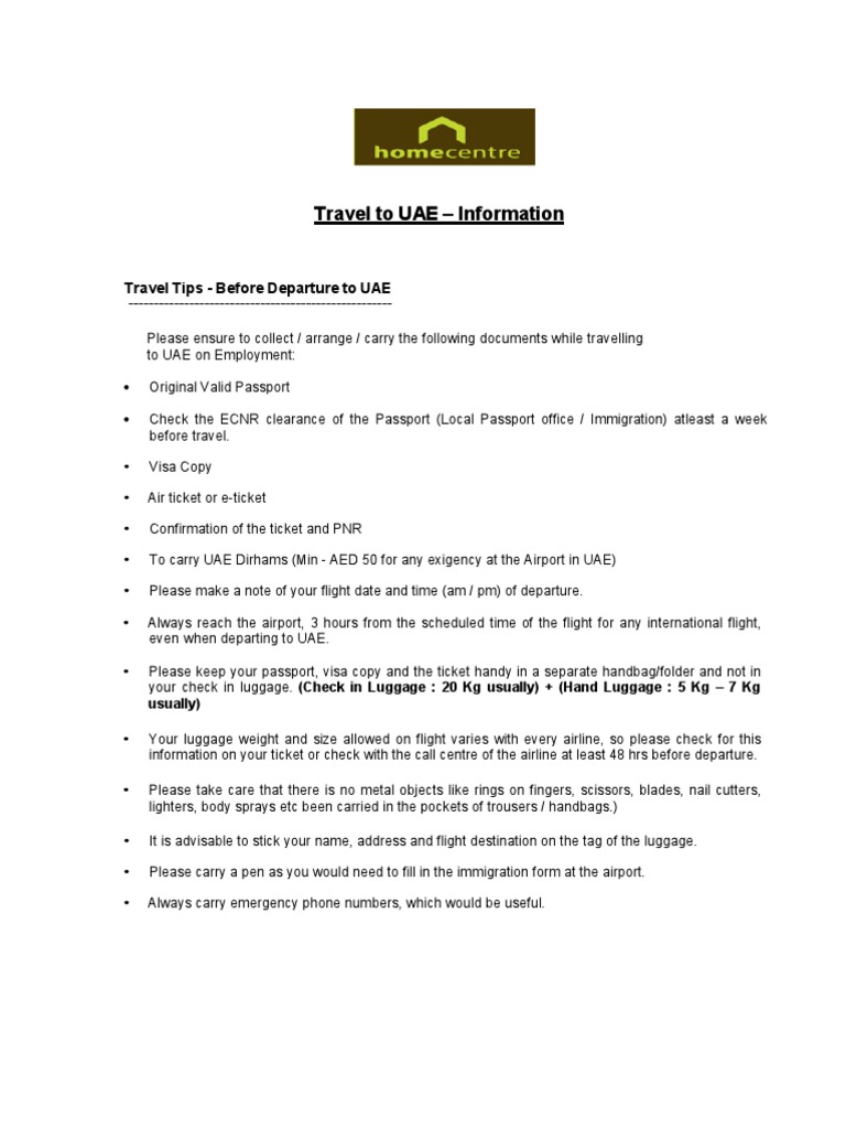 Essential Travel Guide to UAE | PDF | Subscriber Identity Module ...