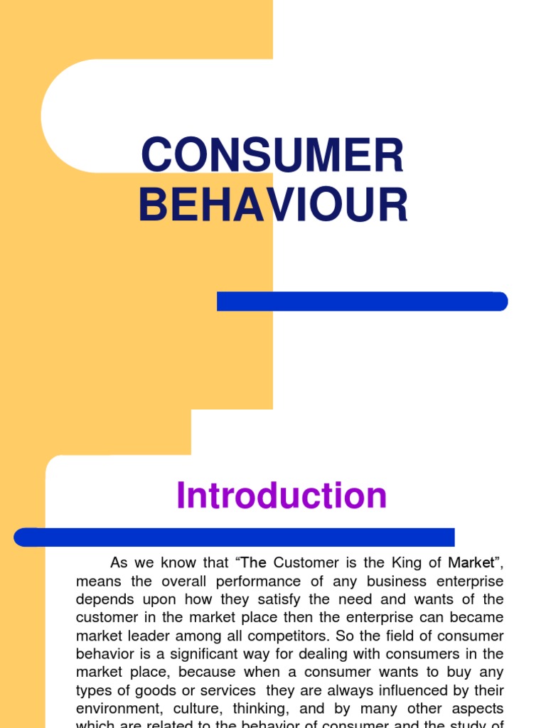 Consumer Behaviour Unit 4 Pdf Consumer Behaviour Behavior