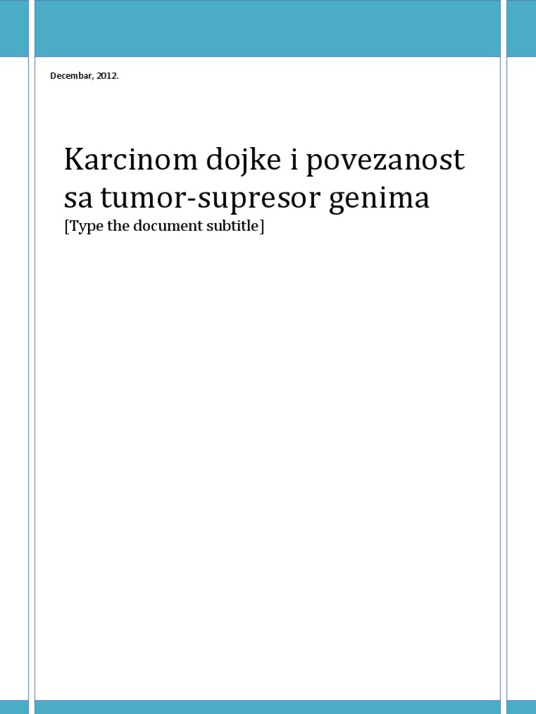 Karcinom Dojke | PDF