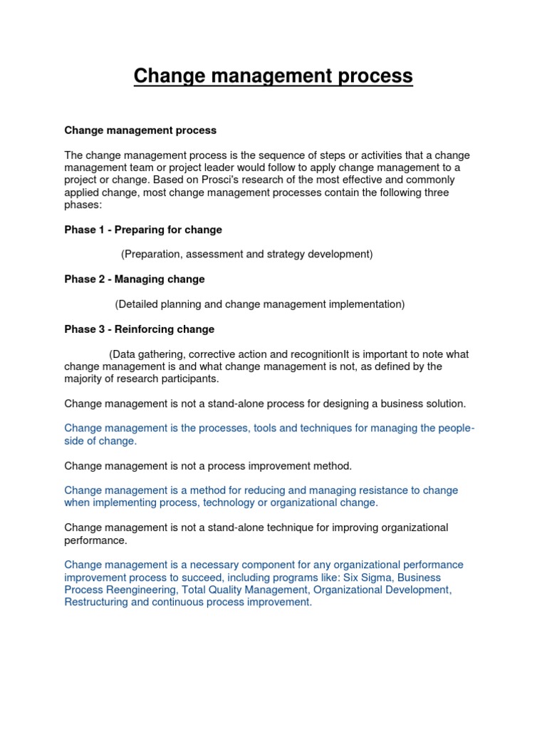 Change management toolkit | PDF | Change Management | Business Process