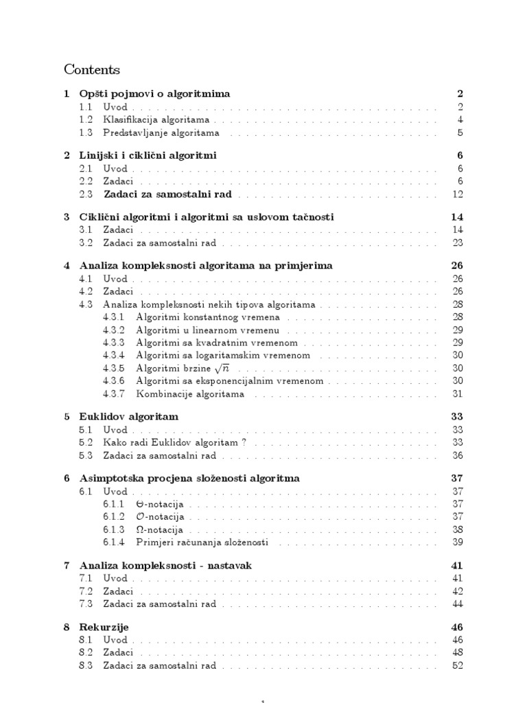 Algoritmi Vjezbe | PDF