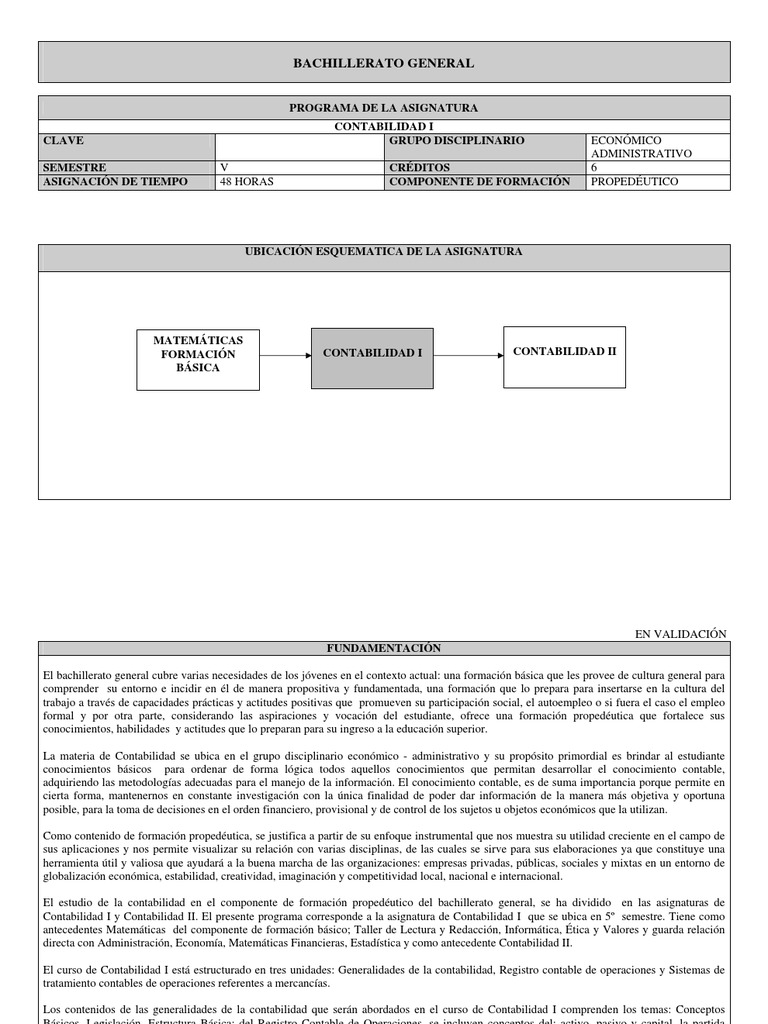 Contabilidad I | PDF
