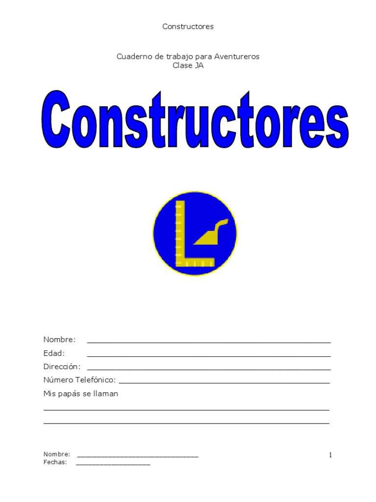 Cuadernillo Constructores | PDF | Pablo el apóstol | San Pedro