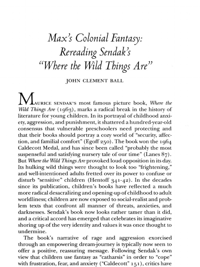 Max's Colonial Fantasy | PDF | Children's Literature | Colonialism