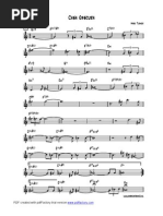 Social Call Gigi Gryce Leadsheet