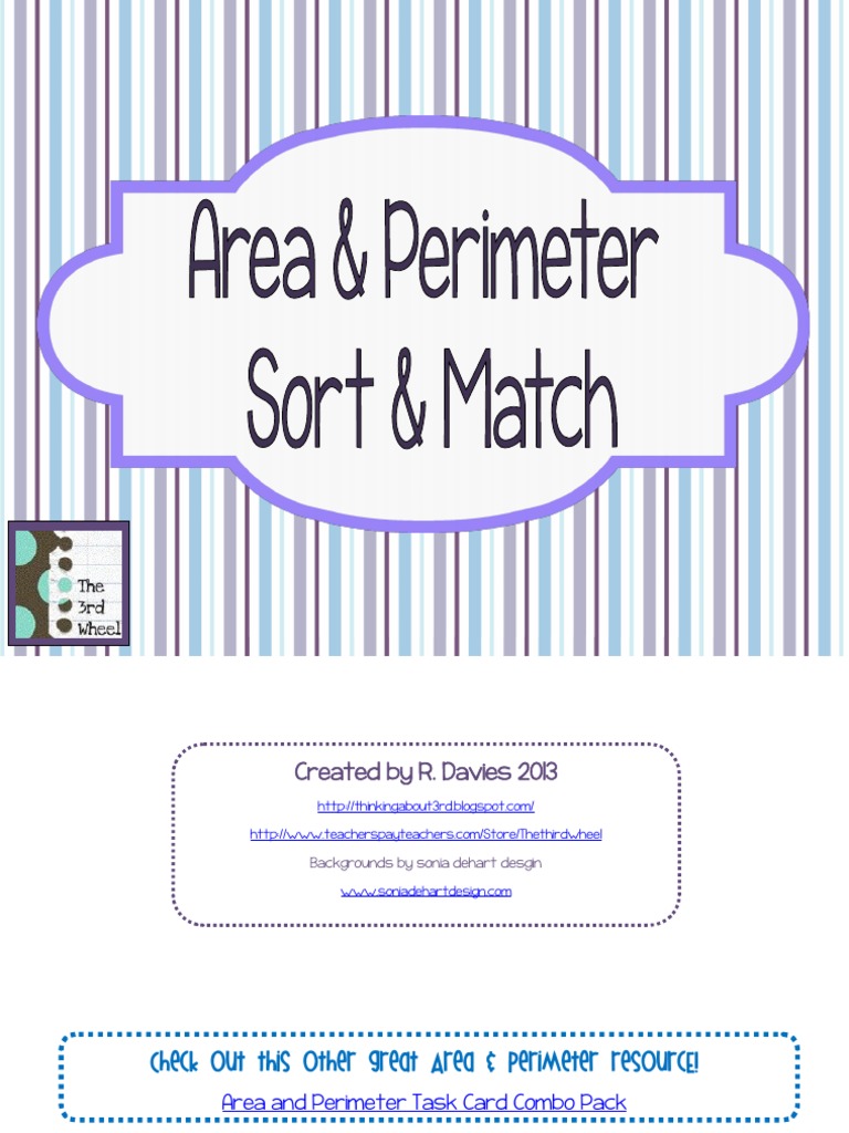 Area and Perimeter Resources Guide | PDF