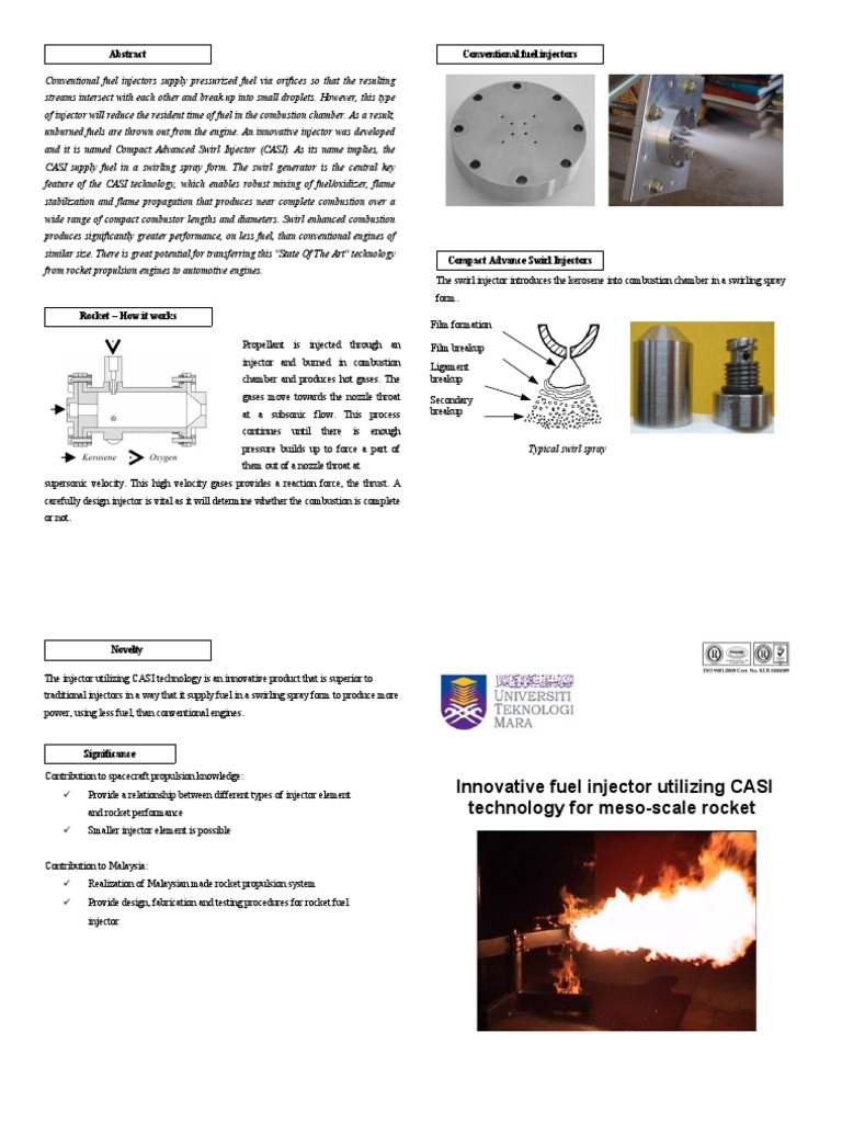Advanced Swirl Injector Tech | PDF | Computers | Technology & Engineering