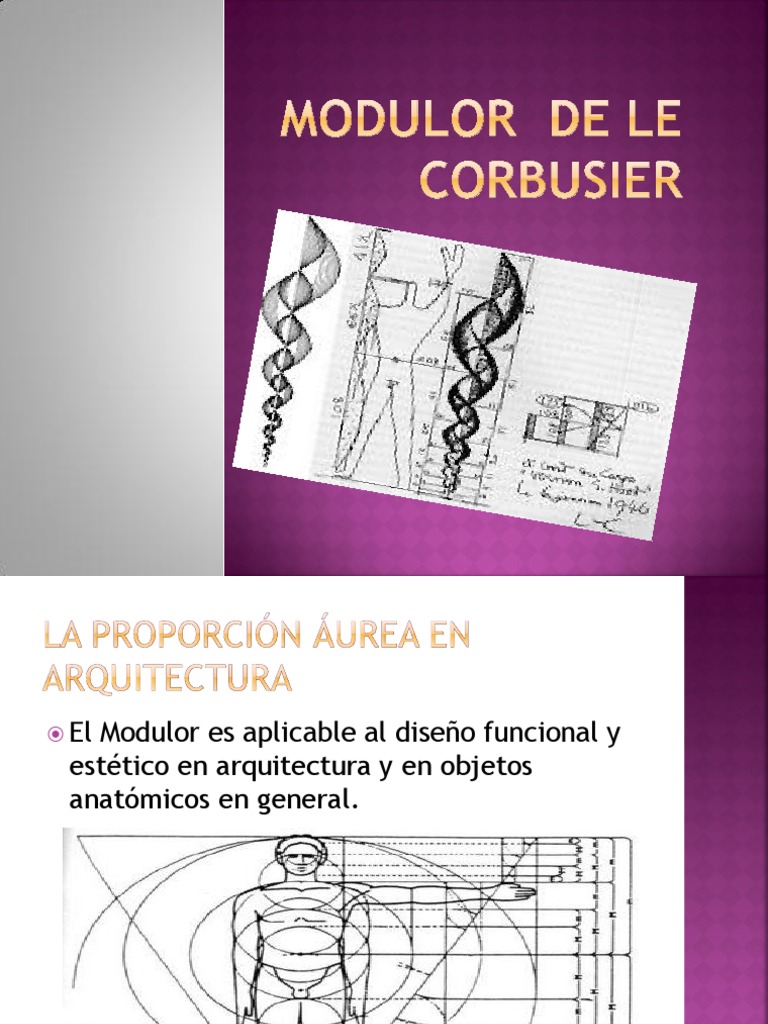 Modulor de Le Corbusier | PDF