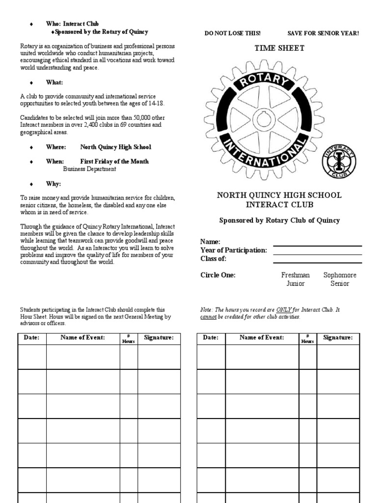 Interact TimeSheet | PDF