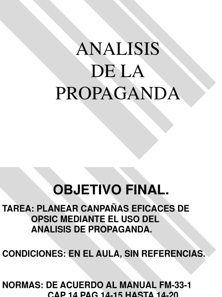 Analisis de La Propaganda (Guia) | PDF | Ciencia y matemáticas