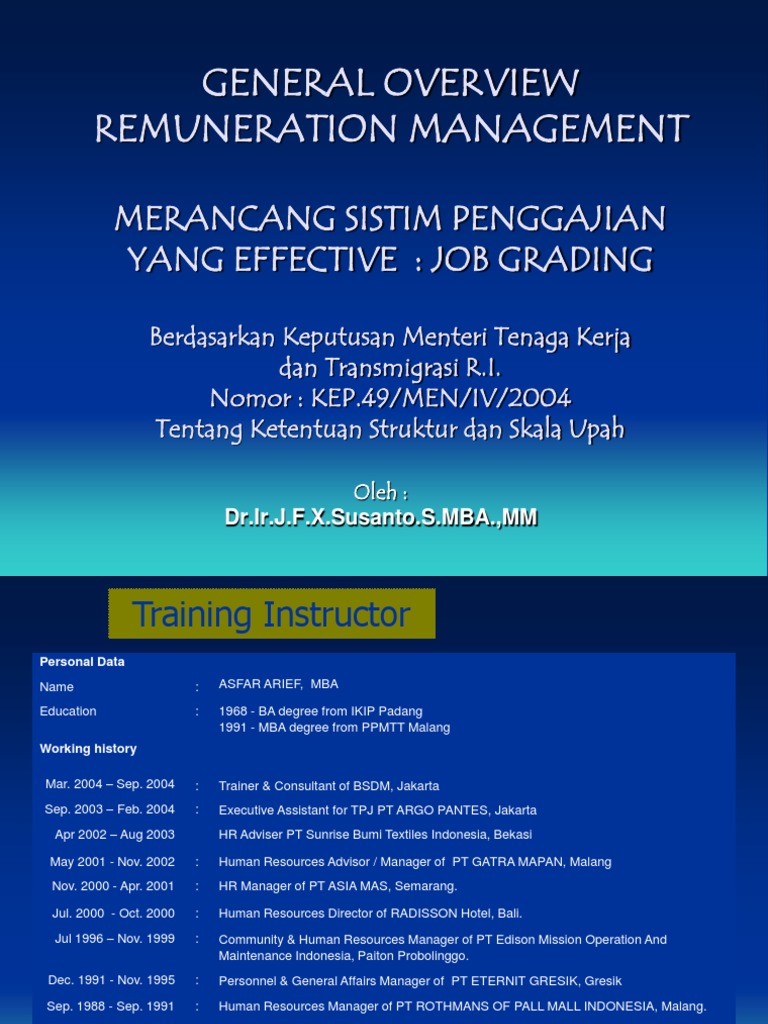 13 Job Grading Overview | PDF