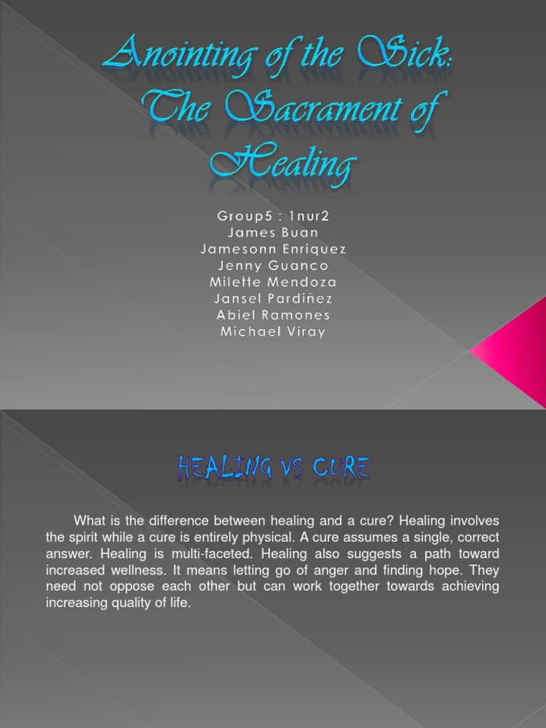 Anointing of The Sick | PDF | Catholic Church | Salvation