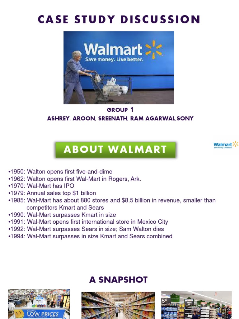 Walmart's Global Strategy and Challenges | PDF | Walmart | Retail
