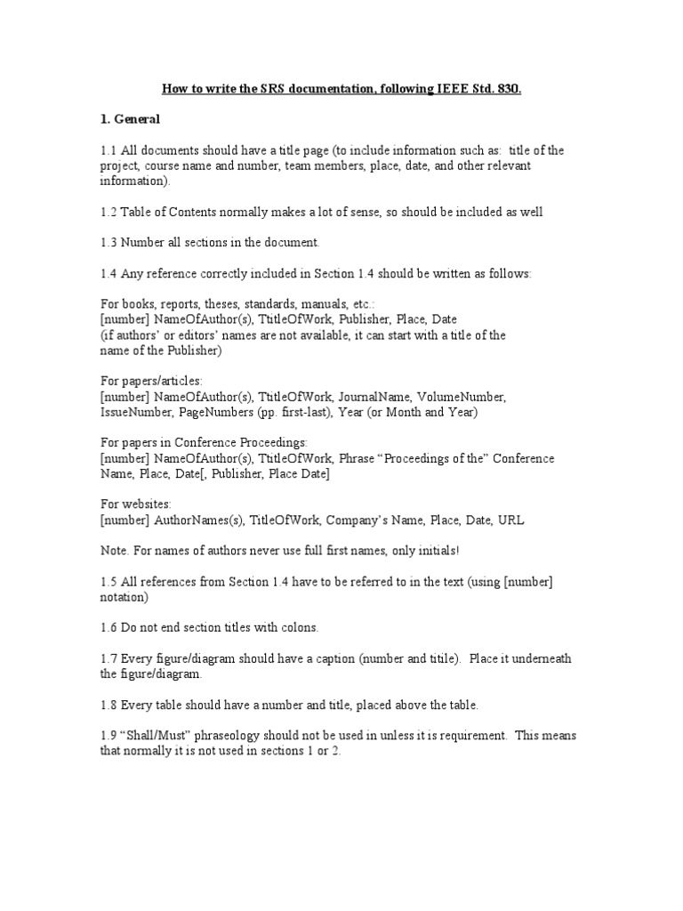 Writing SRS | PDF | Operating System | Computer Science