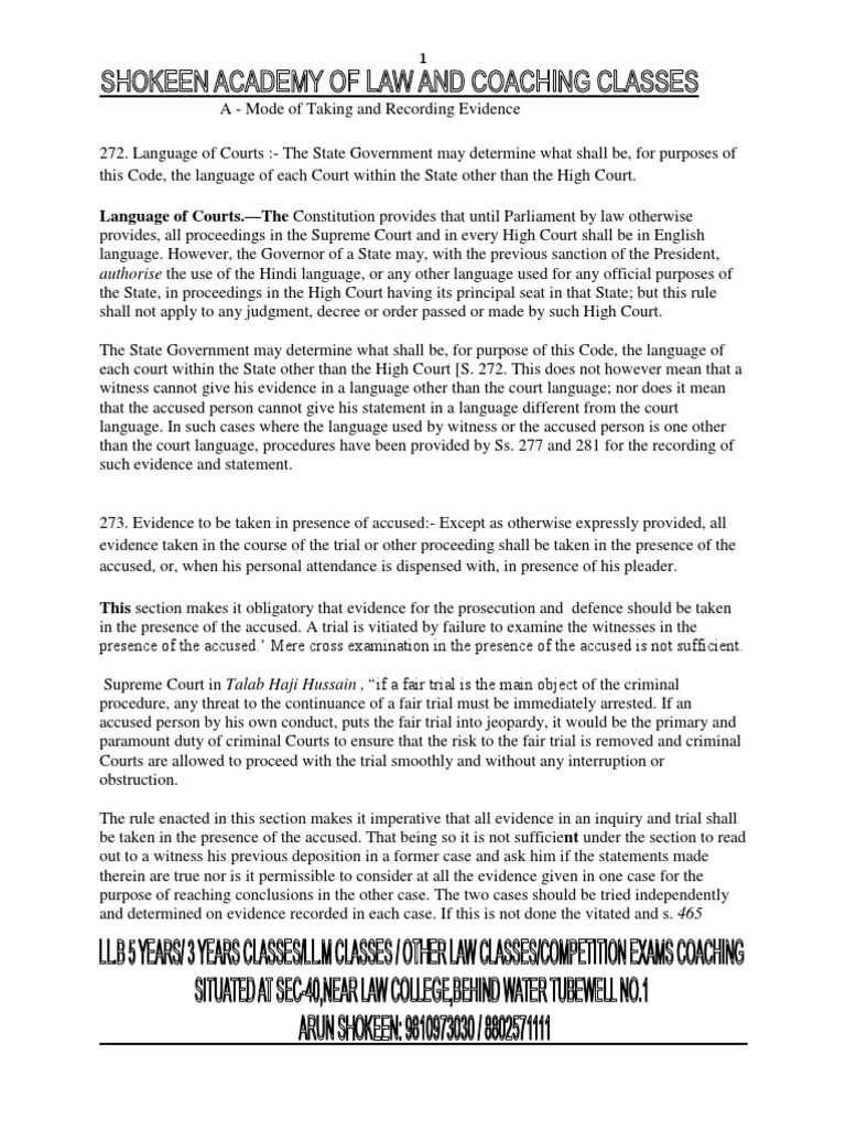 Recording Evidence in Court Procedures | PDF | Evidence (Law) | Affidavit